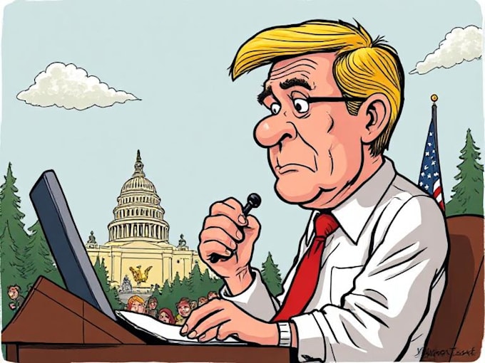 Create political and editorial cartoons by Heinuriel | Fiverr