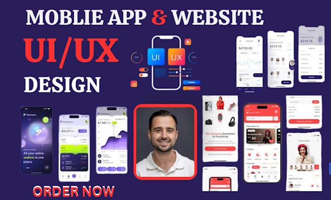 Conception de sites figma, design ui/ux d'applications mobiles, modèle ...