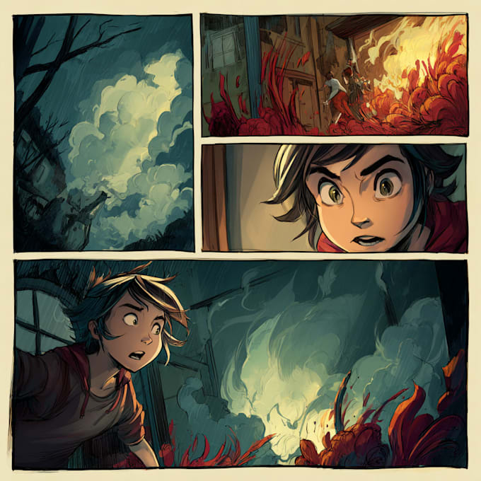 Do comic book illustration graphic novel cartoon artist by Amoreubert ...
