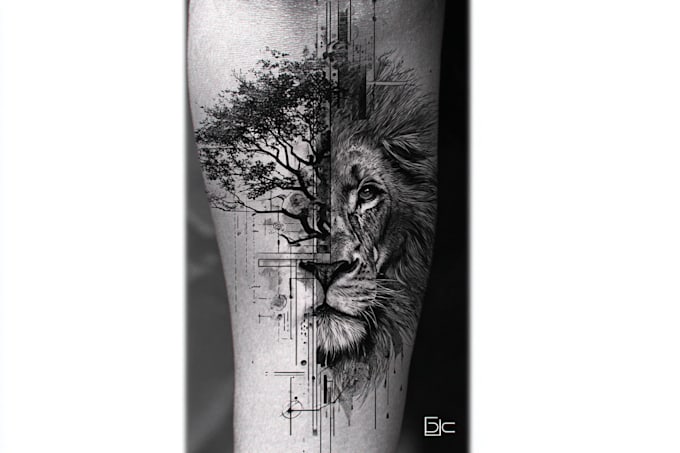 Create unique realism tattoo design with my style by Rodnelobb | Fiverr