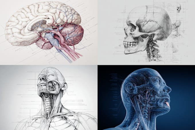 Draw human anatomy, medical illustrations and diagrams by Geffeeasley ...