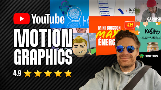 Create youtube motion graphics and animation for channels by ...