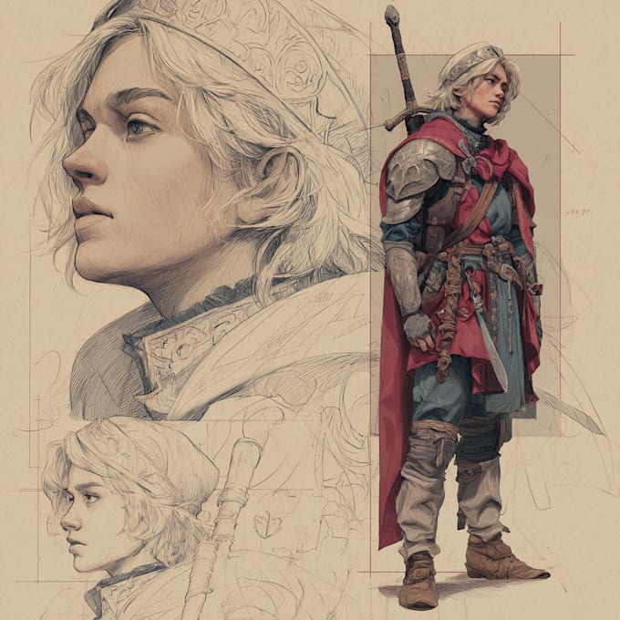 Dnd character art and dnd concept art by Chawanga | Fiverr