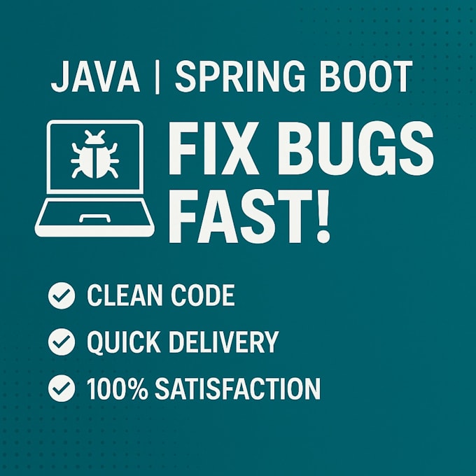 Fix Java Spring Boot Bugs And Errors In Your Backend Api By Ayoubbk Fiverr