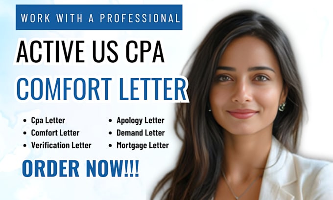 Do cpa attestation, income verification letter, net worth usa cpa ...