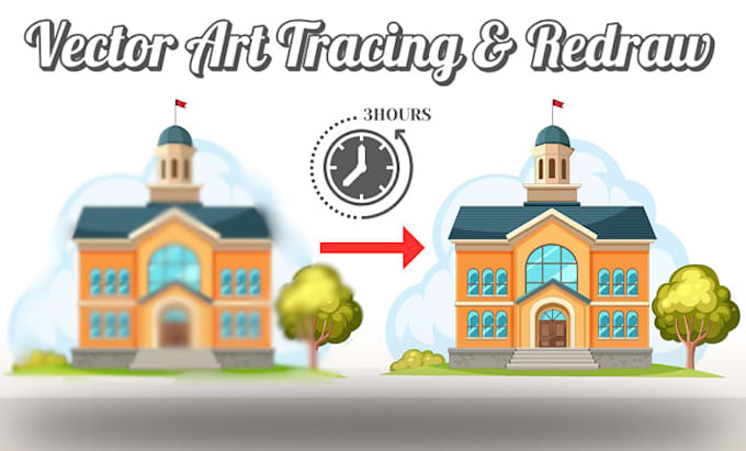 Do vector illustration, vector art, vector tracing, vector logo, image ...