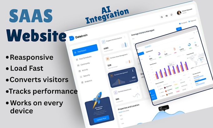 Design admin dashboard, pannel, saas mobile app, crm, ui ux design by ...