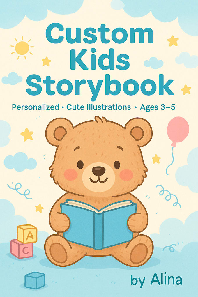 Storybooks and cards for kids using canva by Alinaconstan376 | Fiverr