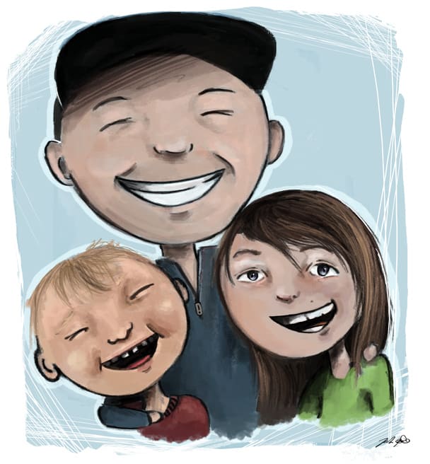 Draw a high quality cartoon portrait of you by Kaylabrick | Fiverr