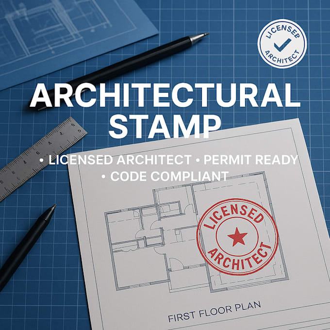Review and provide architectural stamp for permit ready plan by ...