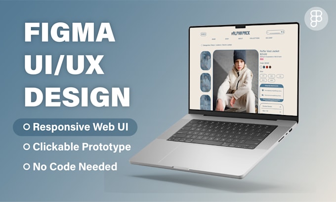 Create a custom figma website design and interactive ux prototype by ...