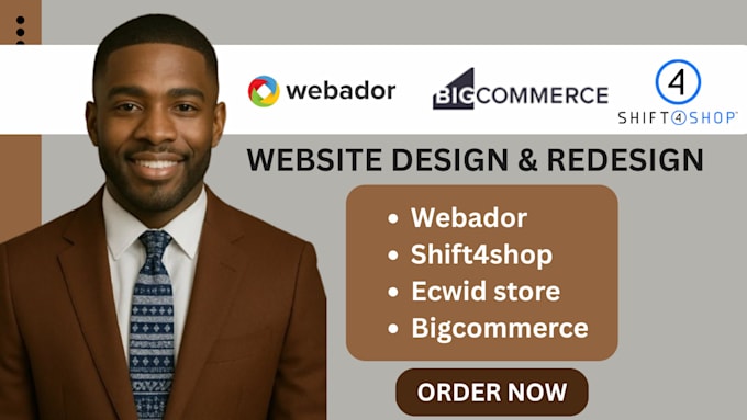 Build webador website, ecwid store, shift4shop, bigcommerce, webador ...