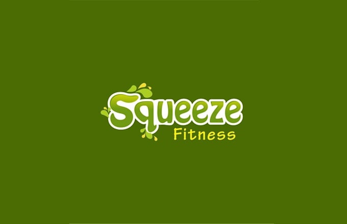 Create fun squeeze fitness logo by Ward_mraz | Fiverr