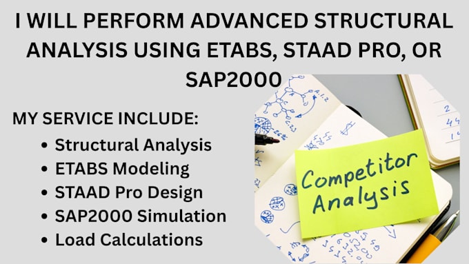 Perform advanced structural analysis using etabs, staad pro, or sap2000 by Engr_john12 | Fiverr