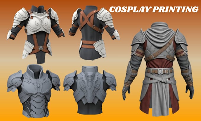 3d print high quality custom cosplay armor cosplay costume for 3d ...