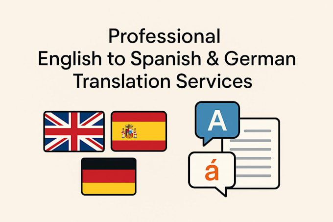 Translation english to spanish and german language in world by ...