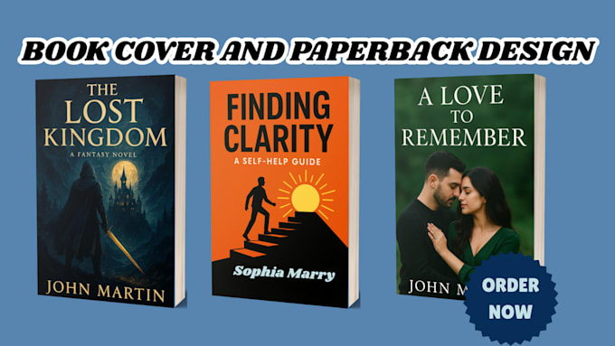Design a unique and bestselling book cover for amazon kdp and print by ...