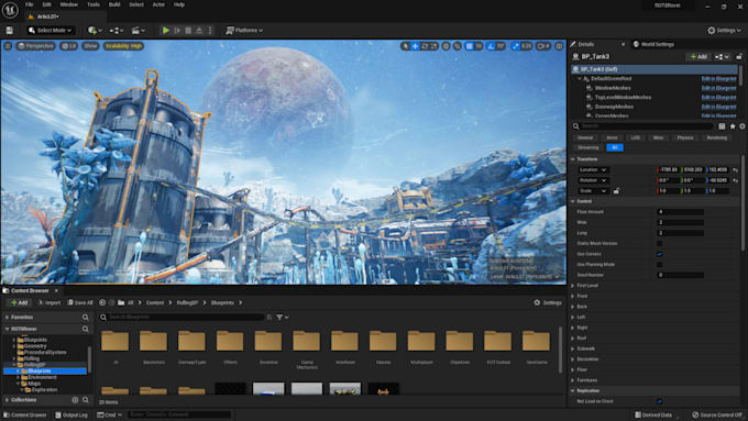 Create unreal engine game development, multiplayer game, unreal engine ...