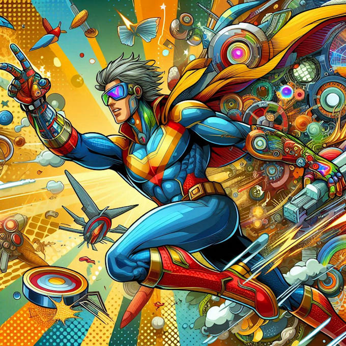 Draw a comic character design for you by Armarron | Fiverr