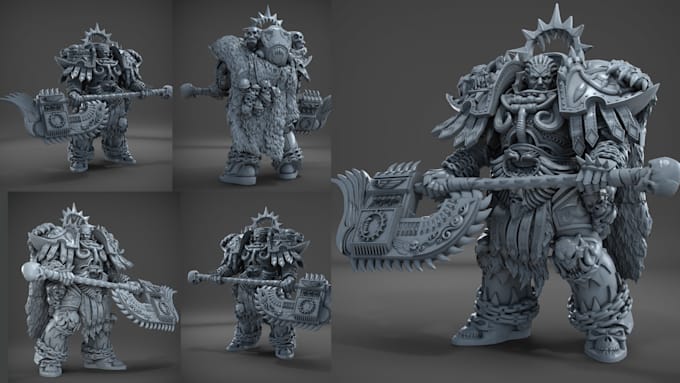 Sculpt 3d miniatures for dnd, warhammer, tabletop games and 3d printing ...