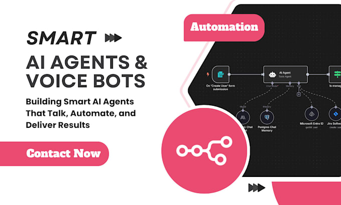 Build ai agents, ai voice agents, n8n ai workflows, and vapi calling bots by Faseehhyder33 | Fiverr