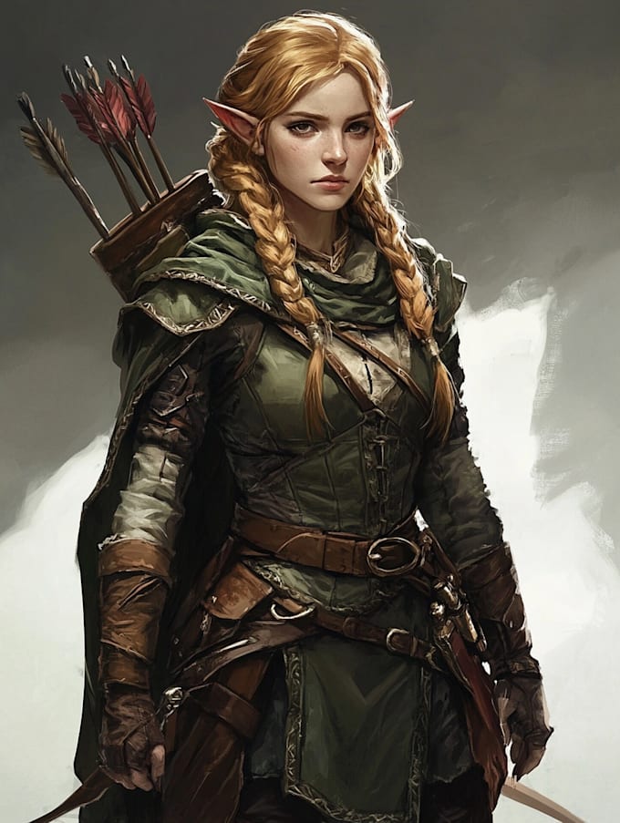 Make dnd character illustrations by Ervinknox | Fiverr