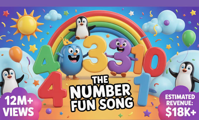 Create top trend kids learning videos baby shark, fun animation for ...