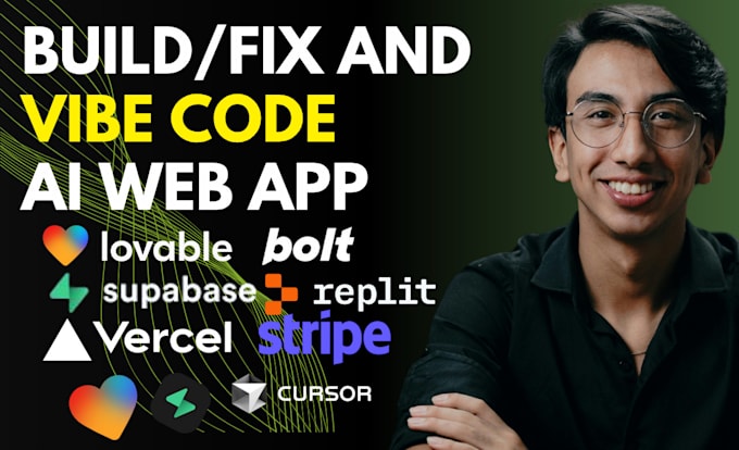 Replit mvp ai voice agent lovable supabase netlify saas app cursor ai chatbot by Layiweb | Fiverr