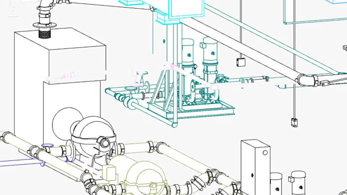 Design plumbing system, drainage and gas supply system, by ...