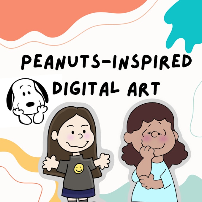 Turn you and your loved ones into peanuts inspired characters by Maria ...