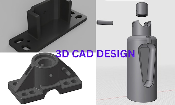 3d cad design mechanical part product design stl 3d model 2d drawing 3d ...