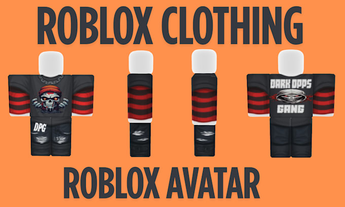 Design custom classic roblox clothing roblox avatar gfx ugc as a roblox ...