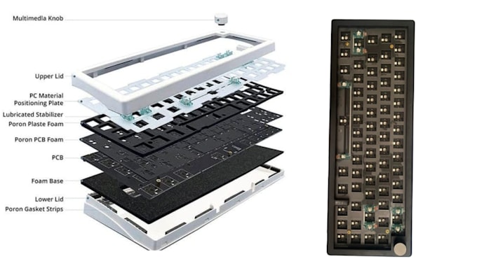 Design mechanical keyboard pcb and their enclosure or case by Praise ...
