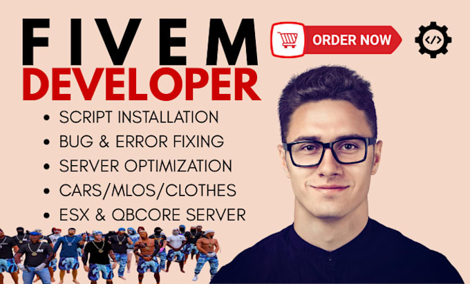 Make custom fivem script, ped, scripts, gta, qbcore, fivem dev, mlo, roleplay by Basoreexp | Fiverr