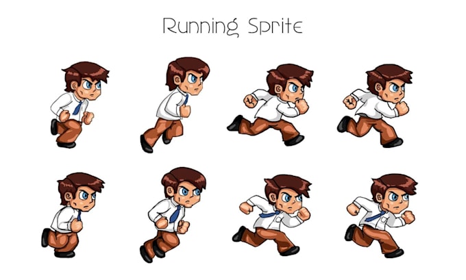 Crear sprite sheet de pixel art, arte y animación para juegos de pixel art