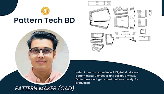 Do all kind of clothing sewing pattern and cad grading dxf by Shoikatbd ...