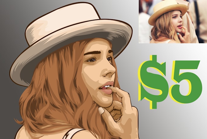 Do a realistic headshot cartoons by Jeriel | Fiverr