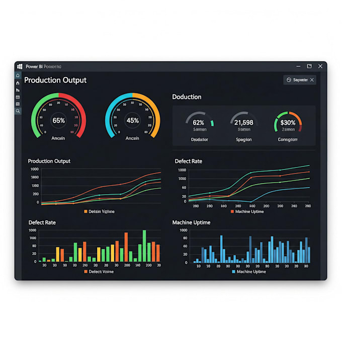 Create power bi dashboards and visualizations by Powerworkman | Fiverr