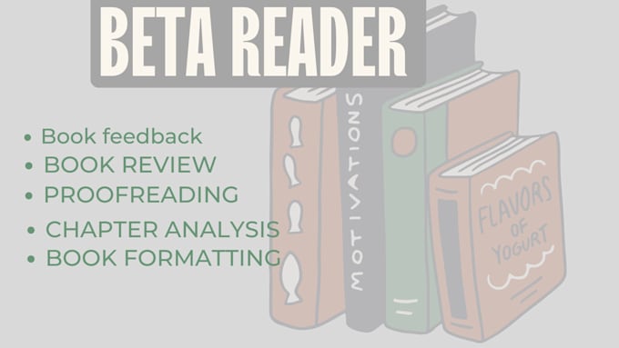 Beta read your novel and provide a feedback report by St_annabelle | Fiverr