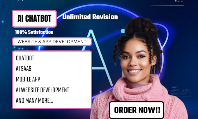 Develop chatgpt ai mobile app or website ai saas app ai chatbot ai software by Growwithdavid ...