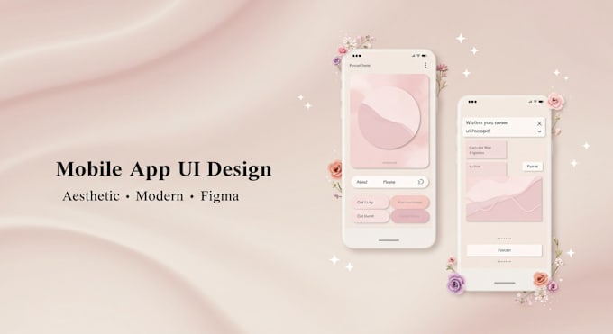 Design aesthetic and modern mobile app ui in figma by Zainabahmd | Fiverr