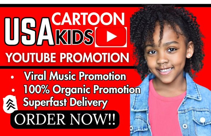 Promote kids youtube videos and cartoon music to usa targeted audience ...