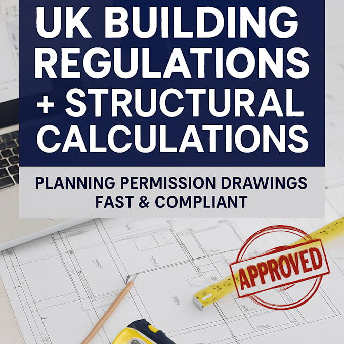 Do uk building regulations planning permission drawings, structural calculate by Thomson576 | Fiverr