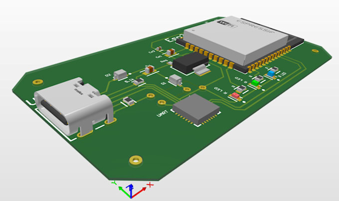 Do pcb design, circuit design, embedded system, hardware, schematic design, mqtt by Engr_peter12 ...