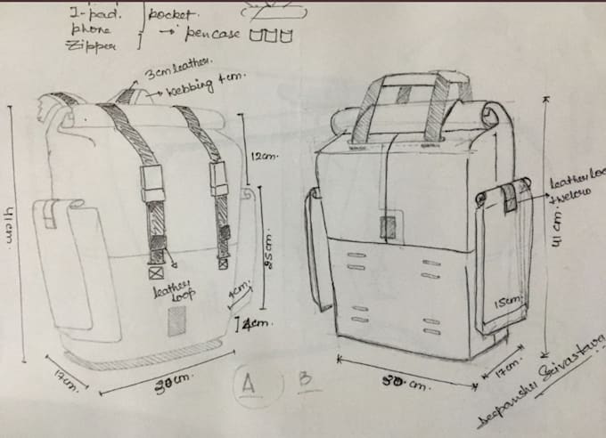 Design bag tech pack, bag tech pack, backpack, totebag, tech pack ...