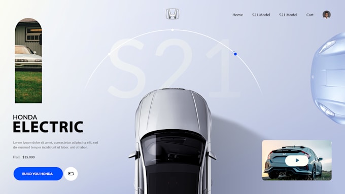 Modern and elegant ui ux website design by Sumitdas_ | Fiverr
