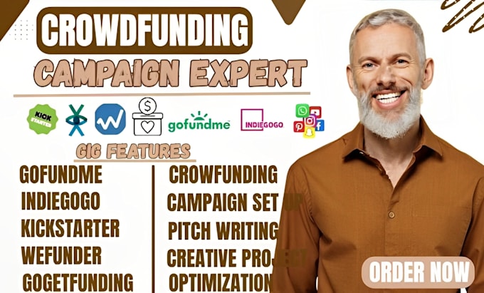 Do crowdfunding campaign creation gofundme promotion indiegogo ...