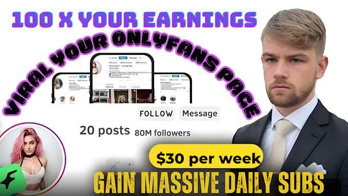 Grow onlyfans revenue fanvue promotion ai fanvue subscribers twitter x ...