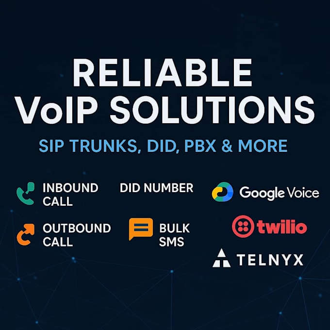 Set up 3cx pbx, sip trunk, did number, and voip call system by Siptrunk3cx | Fiverr