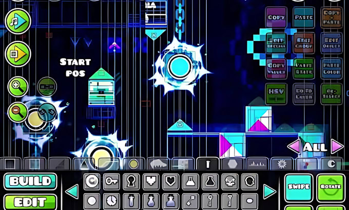 Create a futureworthy geometry dash level with synced gameplay and ...